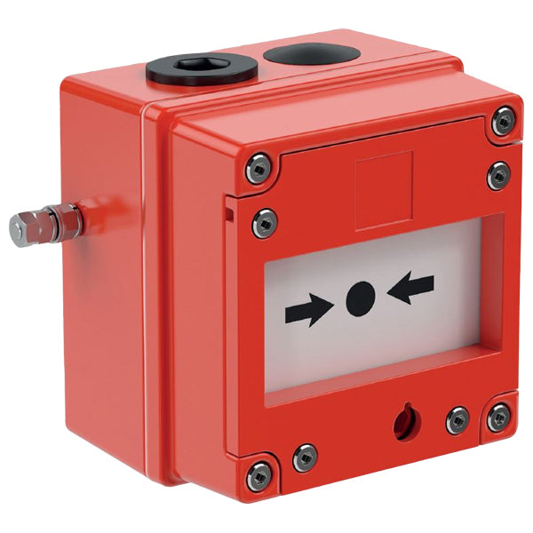 PF-BExCP3A-BG-ST-NF-NL-RD | Pepperl+Fuchs Manual Call Point Ex de IIC,